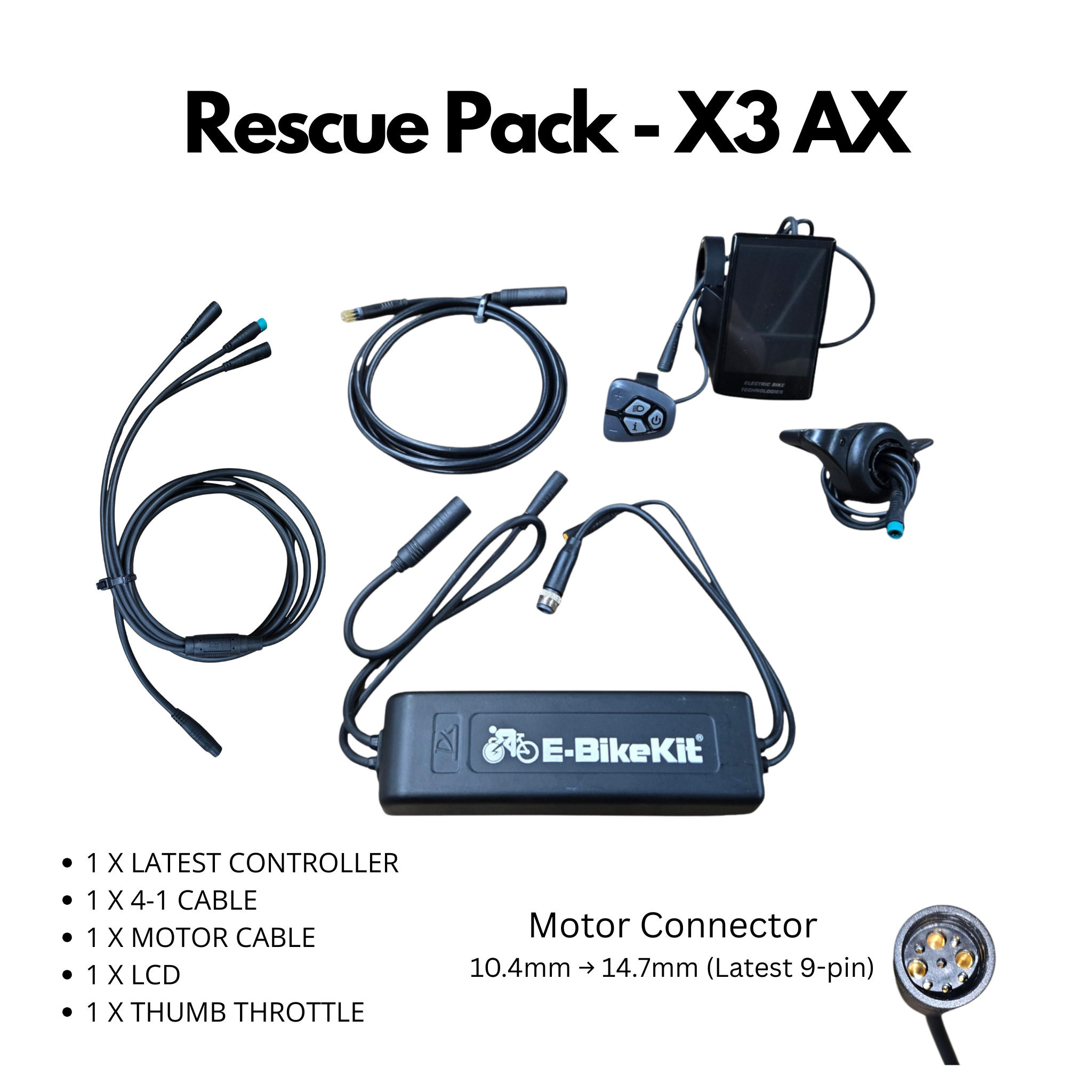 X3 AX Rescue Pack | Modular Diagnostic Kit – E-BikeKit.com – EBikeKit.com